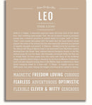 Leo | Name Art Print – Name Stories