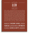 Leo | Name Art Print – Name Stories