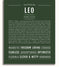 Leo Personalized Name Meaning Art Prints – Name Stories