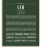 Leo Personalized Name Meaning Art Prints – Name Stories