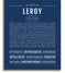 Leroy | Name Art Print – Name Stories