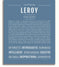 Leroy | Name Art Print – Name Stories