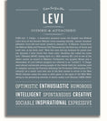 Levi | Name Art Print – Name Stories
