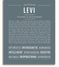 Levi Personalized Name Meaning Art Prints – Name Stories