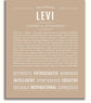 Levi | Name Art Print – Name Stories