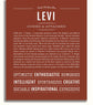 Levi | Name Art Print – Name Stories