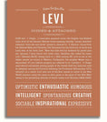 Levi | Name Art Print – Name Stories