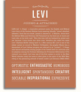 Levi | Name Art Print – Name Stories