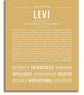 Levi | Name Art Print – Name Stories