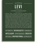 Levi | Name Art Print – Name Stories