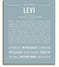 Levi | Name Art Print – Name Stories