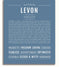Levon | Name Art Print – Name Stories