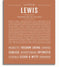Lewis | Name Art Print – Name Stories