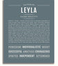 Leyla | Name Art Print – Name Stories