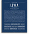Leyla | Name Art Print – Name Stories