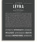 Leyna Personalized Name Meaning Art Prints – Name Stories