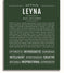 Leyna Personalized Name Meaning Art Prints – Name Stories