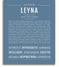 Leyna Personalized Name Meaning Art Prints – Name Stories