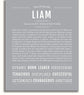 Liam | Name Art Print – Name Stories