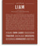 Liam | Name Art Print – Name Stories