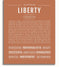Liberty Personalized Name Meaning Art Prints – Name Stories