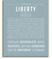 Liberty | Name Art Print – Name Stories