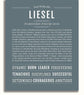 Liesel Personalized Name Meaning Art Prints – Name Stories