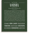 Liesel Personalized Name Meaning Art Prints – Name Stories