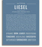Liesel Personalized Name Meaning Art Prints – Name Stories