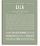 Lila | Name Art Print – Name Stories