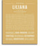 Liliana | Name Art Print – Name Stories