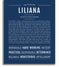 Liliana | Name Art Print – Name Stories