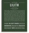 Lilith | Name Art Print – Name Stories