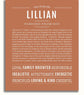 Lillian | Name Art Print – Name Stories