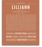 Lilliann | Name Art Print – Name Stories