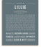 Lillie | Name Art Print – Name Stories