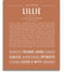 Lillie Personalized Name Meaning Art Prints – Name Stories