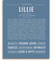 Lillie | Name Art Print – Name Stories