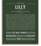 Lilly | Name Art Print – Name Stories