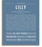 Lilly | Name Art Print – Name Stories