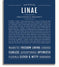 Linae | Name Art Print – Name Stories
