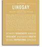 Lindsay | Name Art Print – Name Stories
