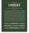 Lindsay | Name Art Print – Name Stories