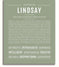 Lindsay | Name Art Print – Name Stories