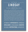Lindsay | Name Art Print – Name Stories