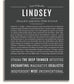 Lindsey | Name Art Print – Name Stories
