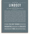 Lindsey | Name Art Print – Name Stories