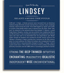 Lindsey | Name Art Print – Name Stories