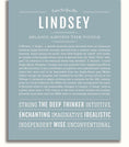 Lindsey | Name Art Print – Name Stories