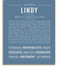 Lindy | Name Art Print – Name Stories